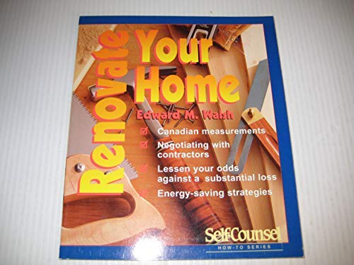 Renovate Your Home: Amazon.co.uk: 9781551801124: Books