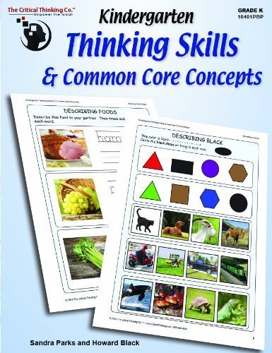 Amazon.com: Kindergarten Thinking Skills & Common Core Concepts (2014 ...
