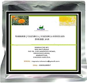 MARIGOLD/CALENDULA/CALENDULA OFFICINALIS POWDER -50 GM : Amazon.in: Beauty