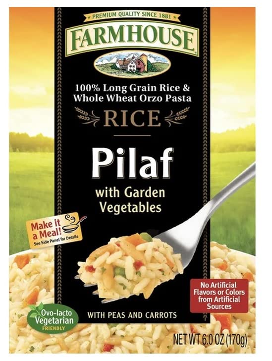 Amazon.com : Farmhouse, Rice Pilaf, 6oz Box (Pack of 6) : Grocery ...