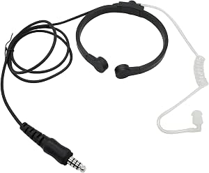 Amazon.com: stdgove 7.0mm Throat Mic Headset Tactical Neck Bone ...