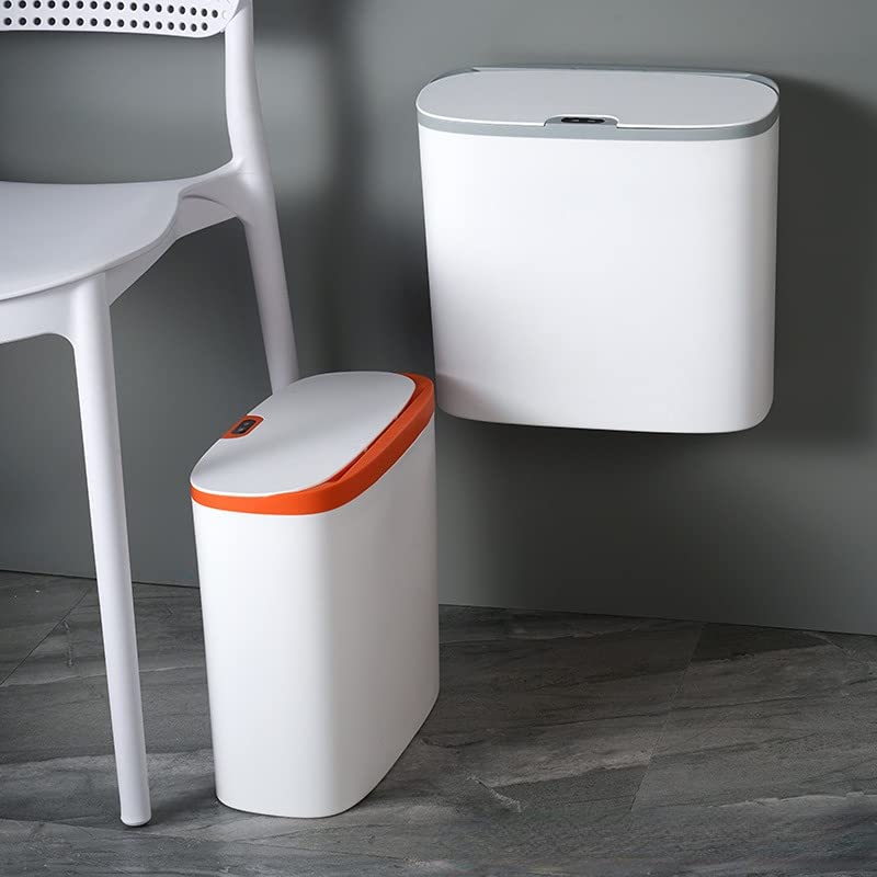 Bathroom Trash Can Waterproof Motion Sensor Small Bathroom Trash Can