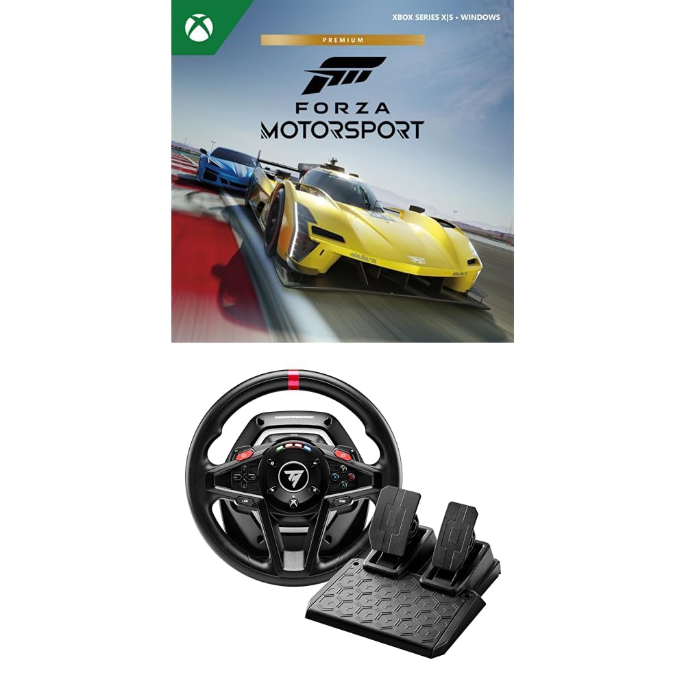 Amazon.com: Forza Motorsport Premium (Digital Code) + Thustmaster T128X ...