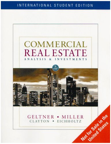 Buy Commercial Real Estate: Analysis and Investments Book Online at Low ...