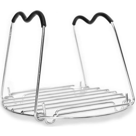 Amazon.com: Trivet with Silicone Handles for Instant Pot 6 Qt 8 Qt ...