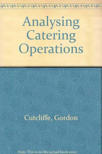 Amazon.co.jp: Analysing Catering Operations : Cutcliffe, Gordon, Strank ...