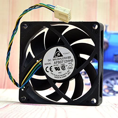 Amazon.com: for Delta AFB0712HHB 12V 0.45A 7CM 7015 4-pin PWM ...