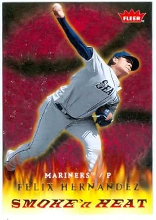 Amazon.com: Felix Hernandez baseball card 2006 Upper Deck #SH-5 Smoke ...