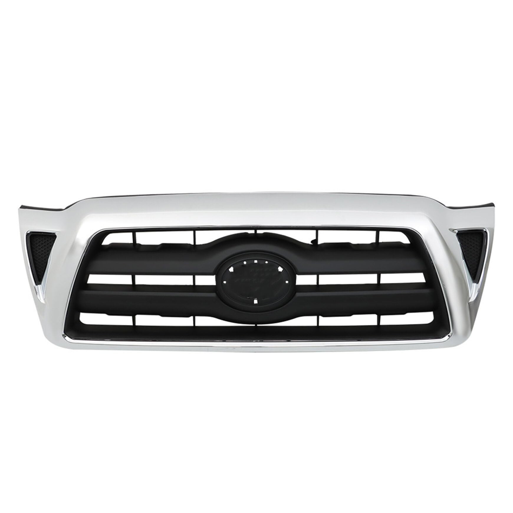 Amazon.com: Silscvtt Front Bumper Hood Grille Upper Black and White ...