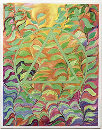 Amazon.com: AA unity sobriety recovery symbol poster - Heartful Art by ...