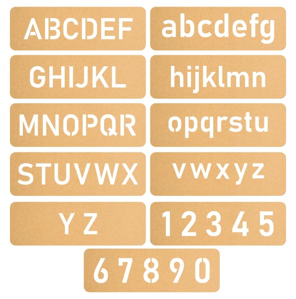 SVM CRAFT® Alphabet stencile, Educational Wood Handwriting Stencil Set ...