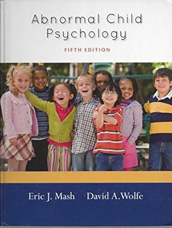 Amazon.com: Abnormal Child Psychology: 9781111834494: Mash, Eric J ...