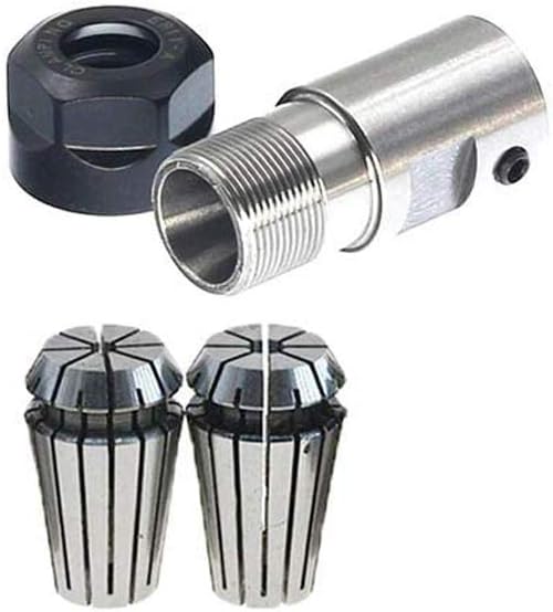 1set C16 ER11 5mm 6mm 6.35mm 7mm 8mm 10mm Motor Shaft Collet Chuck Extension Rod Spindle Collet ...