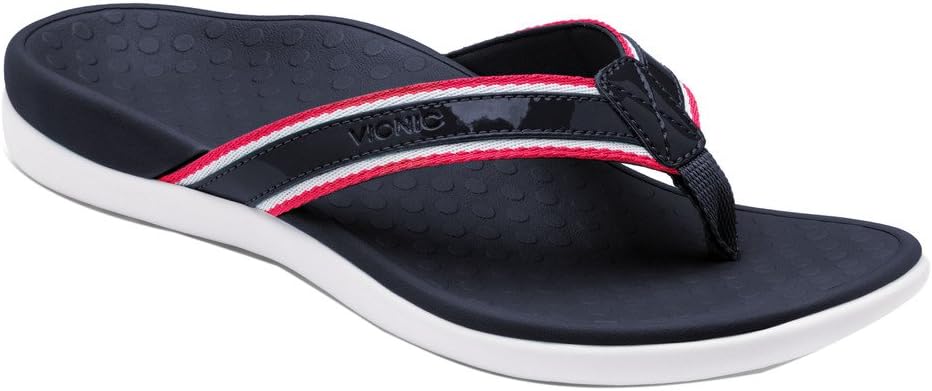 Amazon.com | Vionic Tide Sport - Women's Supportive Sandal Navy - 9 ...