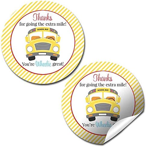Amazon.com: Stop to Say Thanks Traffic Themed School Bus Driver ...