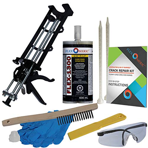 Concrete Floor Crack Repair Kit - Low Viscosity Polyurethane - FLEXKIT ...