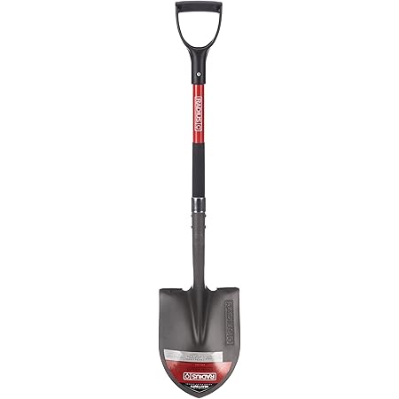 Amazon.com : Radius Garden 58-in Long Handle Round-Point Shovel, Steel ...