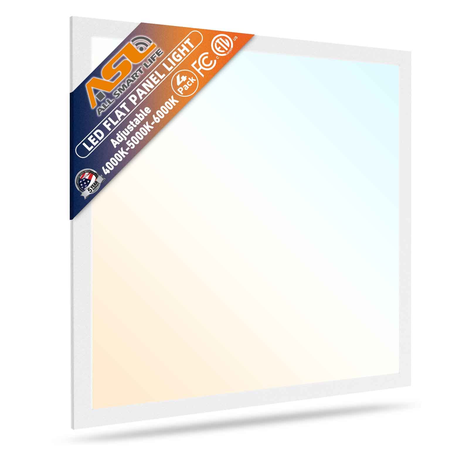 Snapklik.com : 2x2 LED Flat Panel Troffer Light, 40W 4958 Lumens 4000K ...