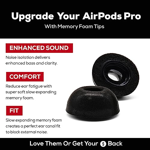 Snapklik.com : SONICFOAM Memory Foam Earbud Tips - Premium Noise ...