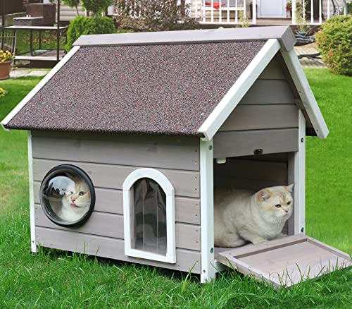 Top 10 Plastic Outdoor Cat House of 2022 - Katynel