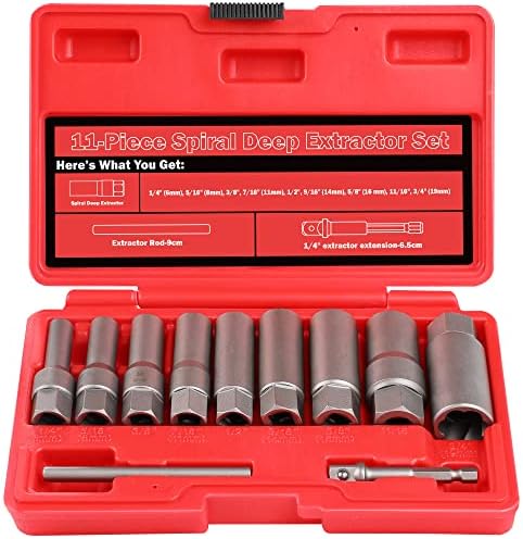 Amazon.com: IRWIN Bolt Extractor Set for Deep Well Bolts, 5-Piece ...