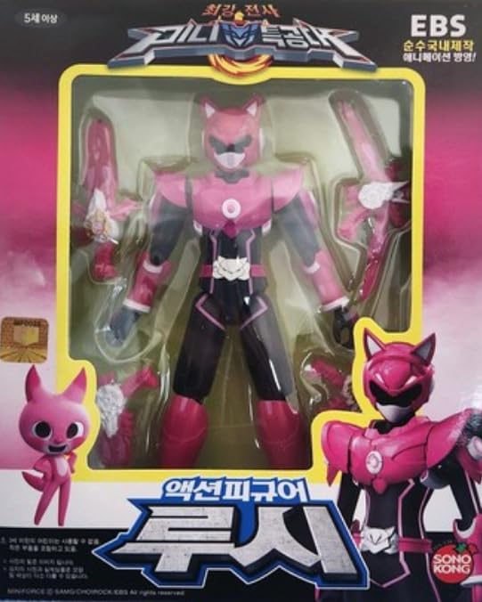 Amazon.com: Miniforce Korea Animation Action Hero Super Rangers Lucy ...