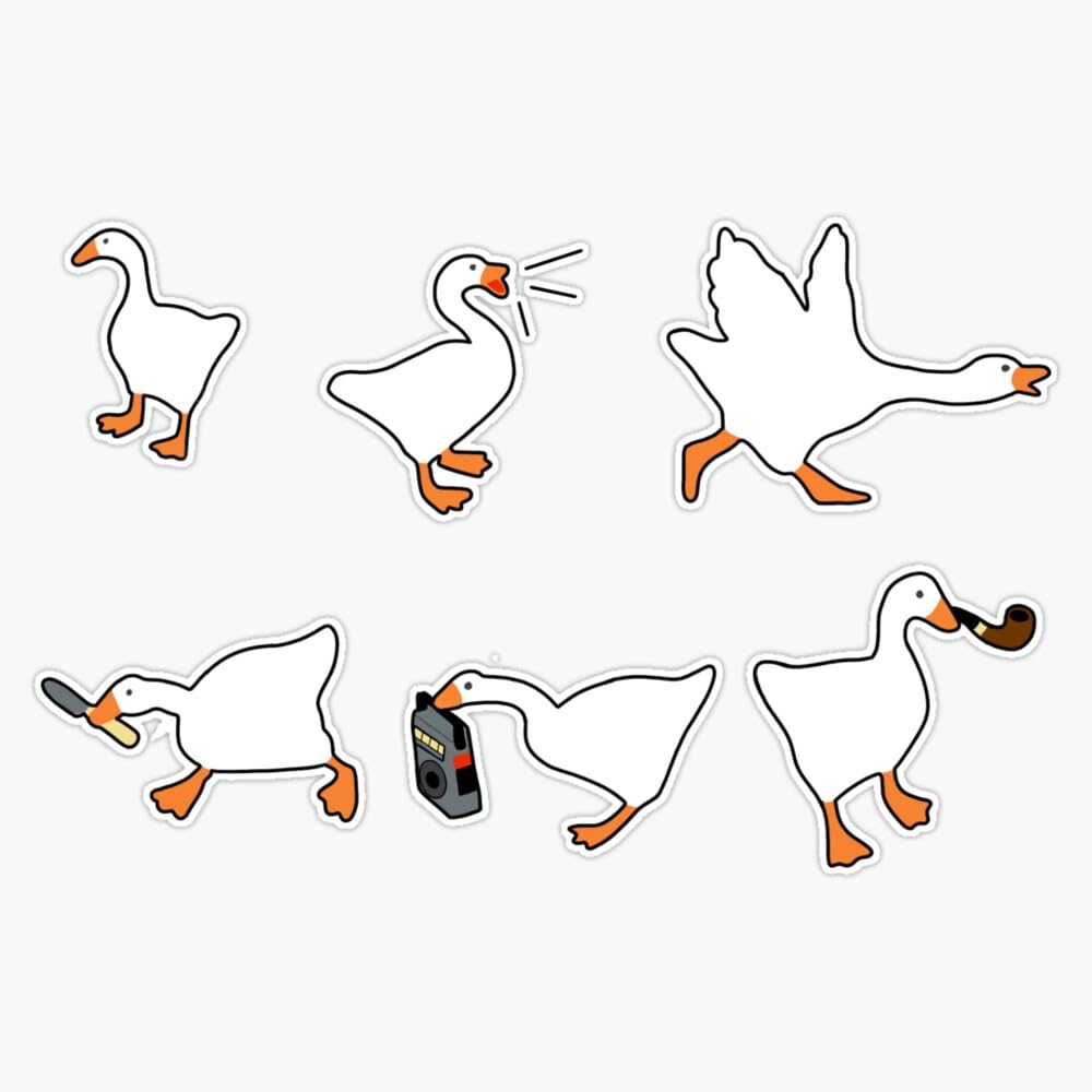 Amazon.com: Goose Game Sticker Vinyl Waterproof Sticker Decal Car ...