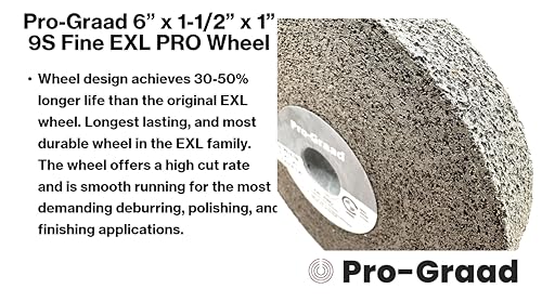 EXL PRO Convolute Deburring Polishing Wheel - 6 inch x 1-1 /2 inch x 1 ...
