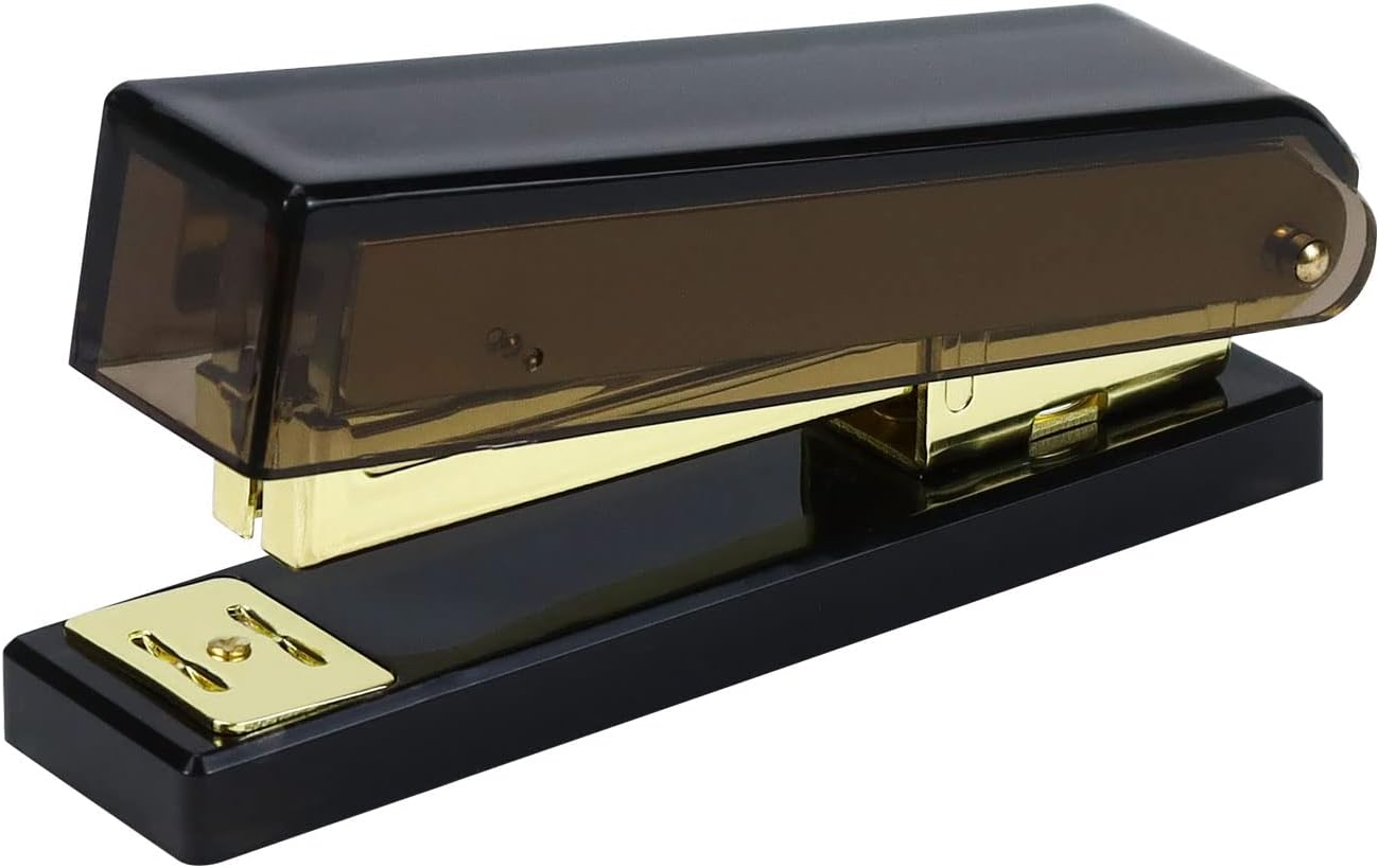 Amazon.com : Metal Desktop Stapler, Macaron Pink Save Effort Stapler ...