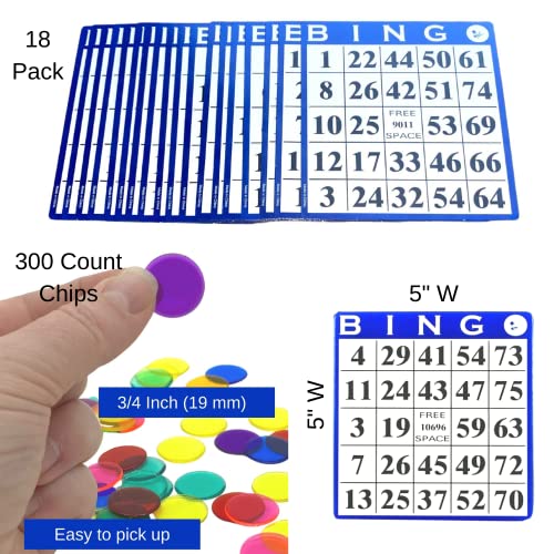 MR CHIPS Ensemble de bingo de 27,9 cm de haut avec cage de bingo en ...