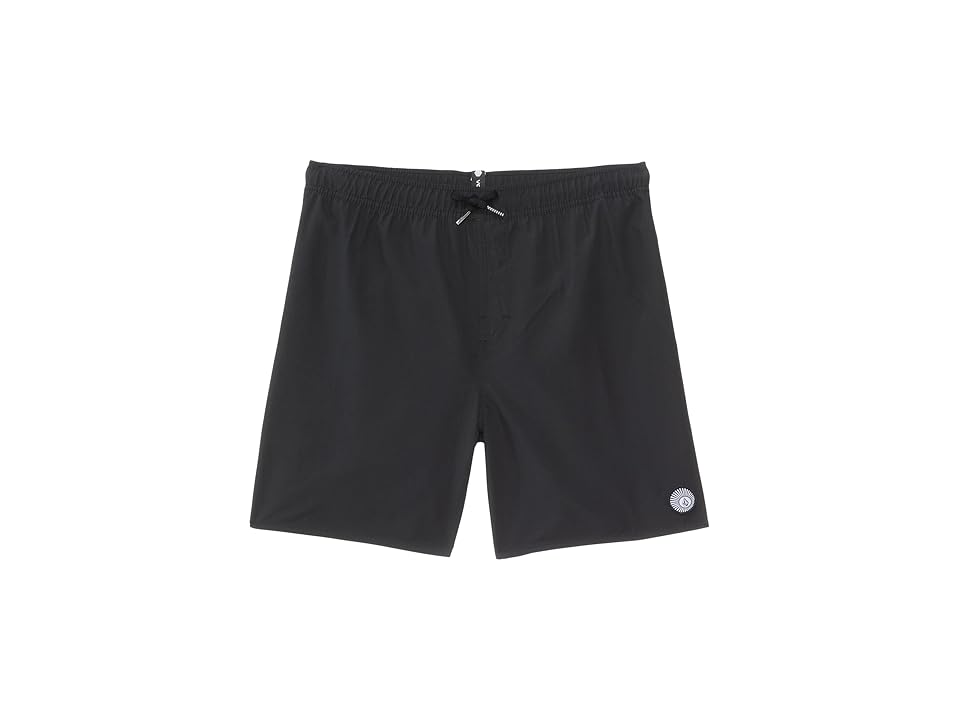Volcom Kids Lido Solid Trunk (Little Kids/Big Kids) (Black) Boy's ...