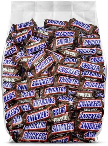 Amazon.com : SNICKERS Minis Size Milk Chocolate Candy Bars Bulk Pack ...