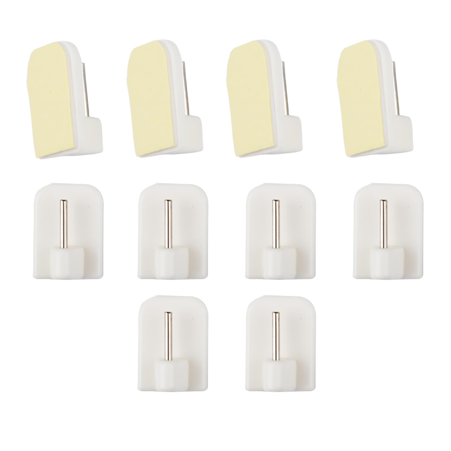 BANJILI 10 Pcs Crochet Rideau, Accroche Rideau, Tringle sans Percage ...