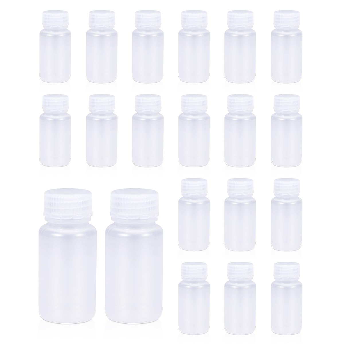 Amazon.com: ASEVAT 20Pcs Plastic Reagent Bottle, Laboratory Grade ...