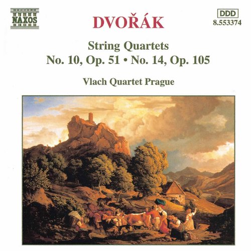Amazon Music - Vlach Quartet PragueのDvorak: String Quartets No. 10, Op. 51 And No. 14, Op. 105 ...