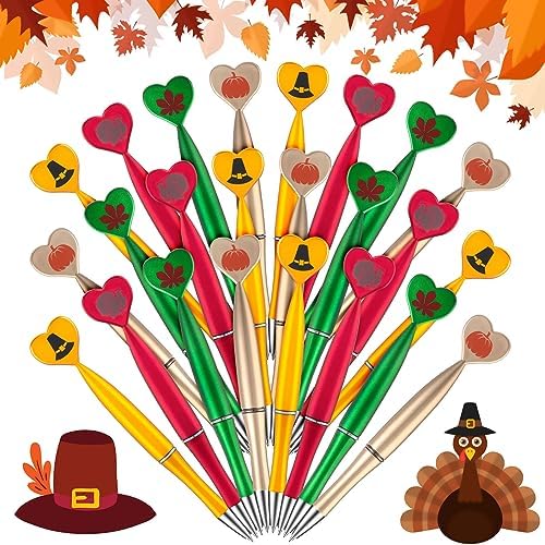 Amazon.com : Qeeenar 100 Pcs Turkey Pens Fall Pens Bulk Thanksgiving ...