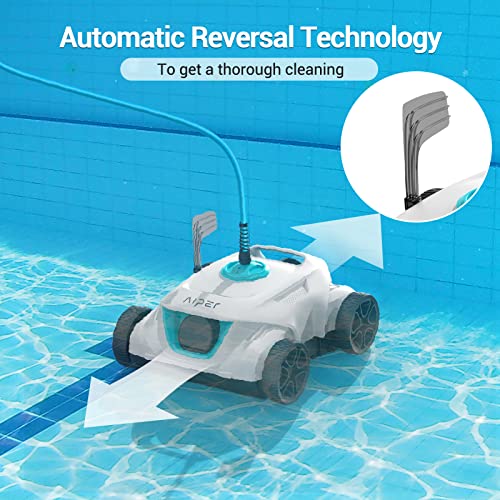 AIPER Robotic Pool Vacuum, Automatic Pool Cleaner with 150W Powerful ...