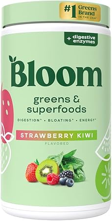 Amazon.com: Bloom Nutrition Superfood Greens Powder, Digestive Enzymes ...