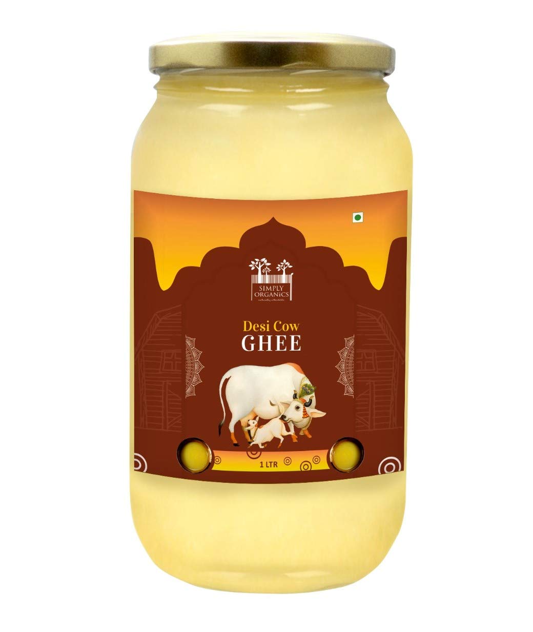 Simply Organics Pure Desi Cow Ghee Indian Desi Cow Ghee | Desertcart ...