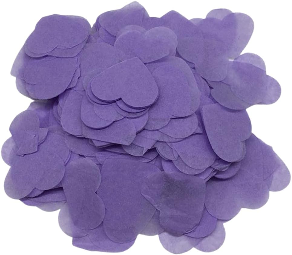 Amazon.com: 8000pcs Heart Shaped Biodegradable Wedding Confetti Paper ...