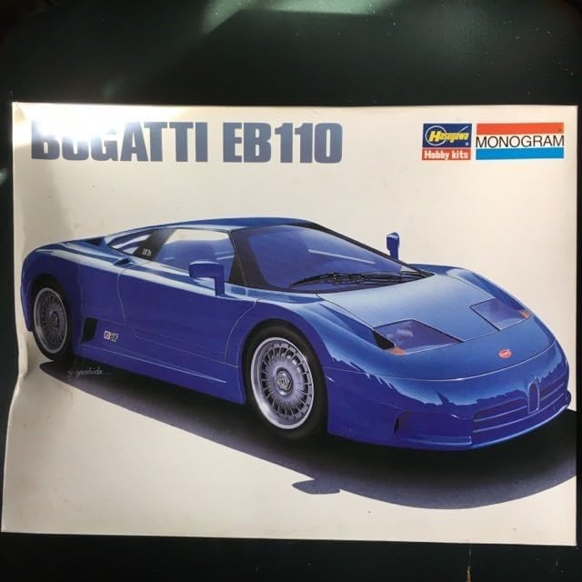 Amazon | Hawa Hobby Kits MONOGRAM 1/24 HM63 BUGATTI EB 110 PLASTIC ...
