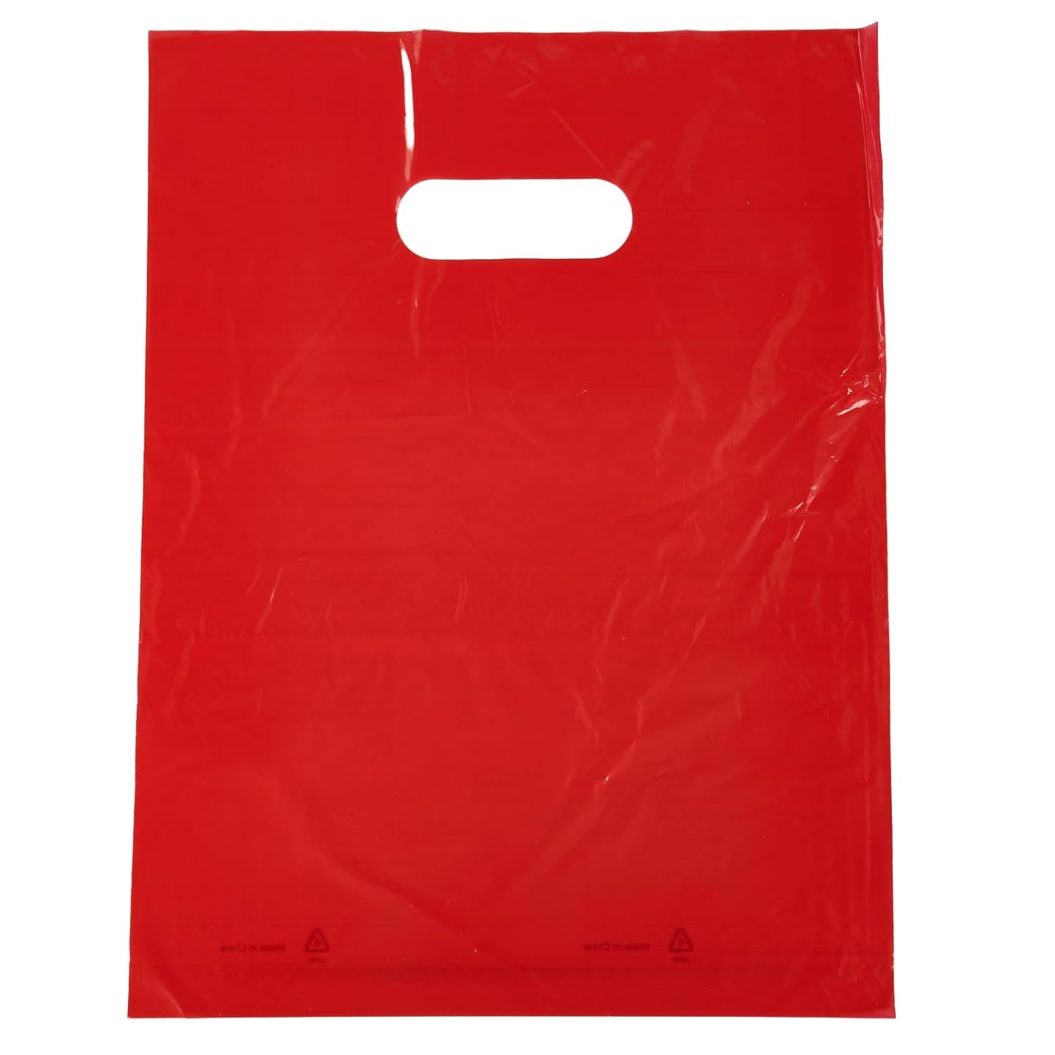 Amazon.com: Small Low Density Red Merchandise Bags - Case of 1,000 ...