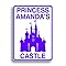 Amazon.com: Princess castle sign personalized and shipped fast! : Home ...