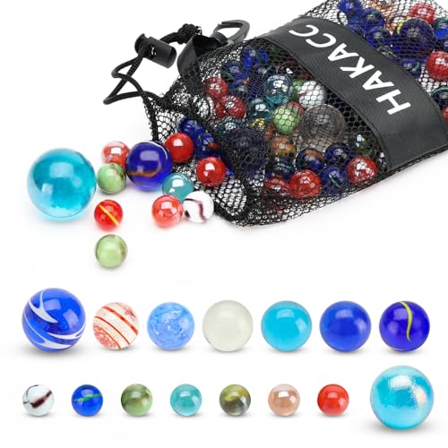 Snapklik.com : SallyFashion 85 Pieces Planet Marbles In Drawstring Bag