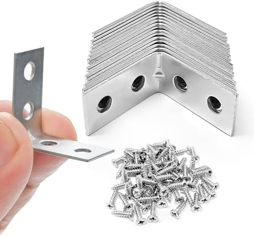 6 Pairs Push in Plinth Panel Furniture Connectors Bracket Fixings with ...