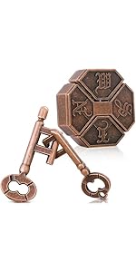 Amazon.com: Yilloog Metal Brain Teaser Puzzles Set of 36 with Pouch ...