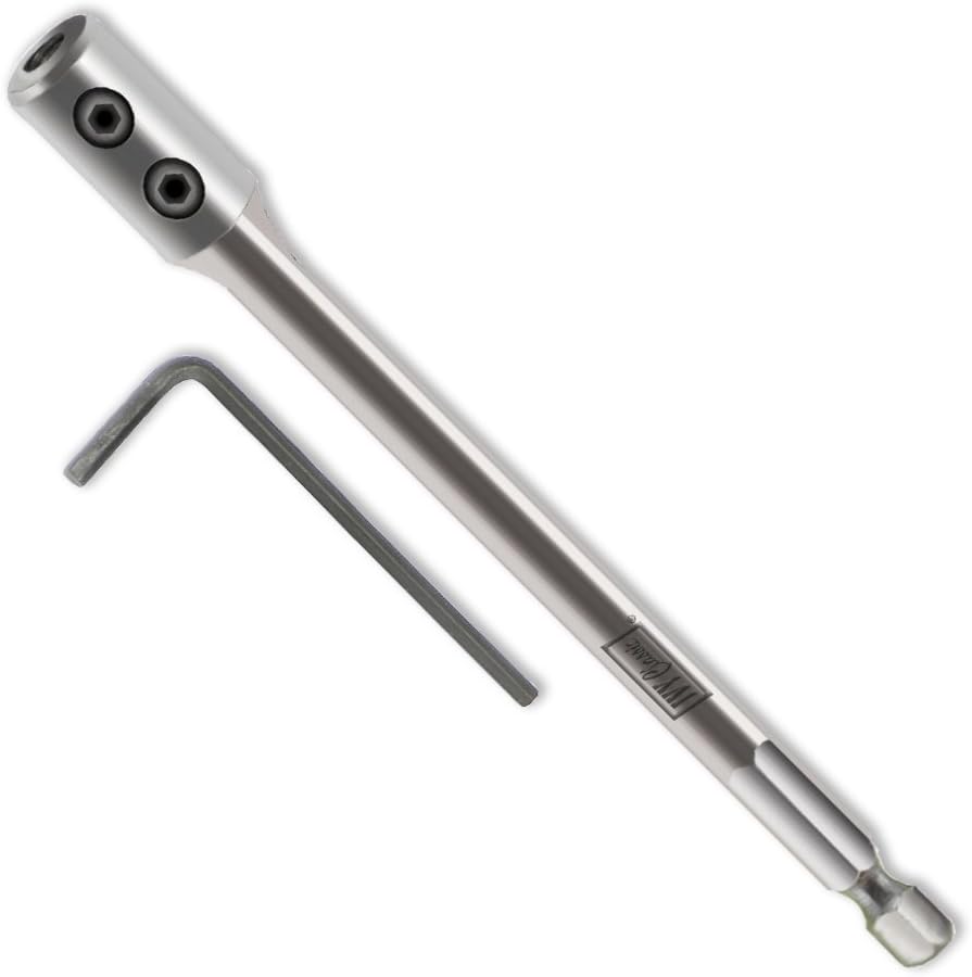 IVY Classic 10700 6-Inch Wood Spade Bit Extension, High-Carbon Steel, 1 ...