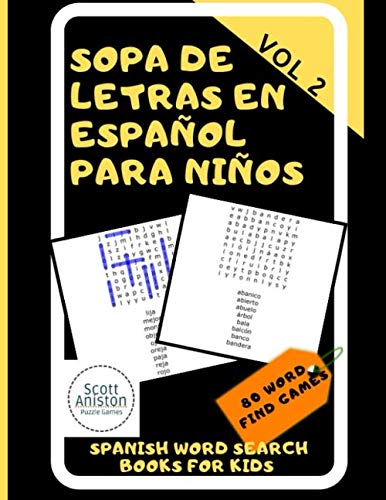 Buy Spanish Word Search Books for Kids: Sopa de Letras en Español para ...