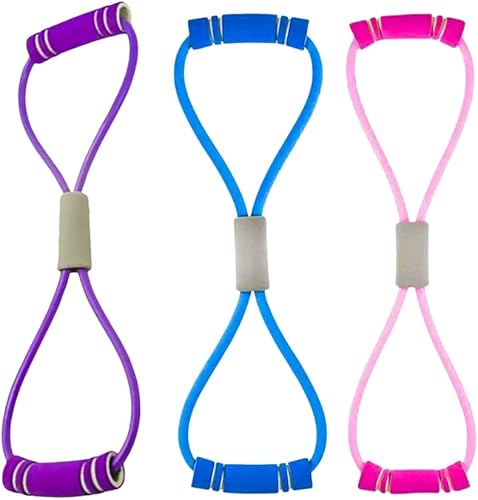 TOMOO Bandas de resistencia para yoga, fitness, figura de ocho ...