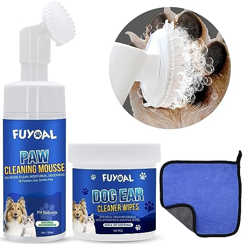 Amazon.com: FUYOAL Dog Paw Cleaner,Dog Paw Balm,Natural Sulfate Free ...